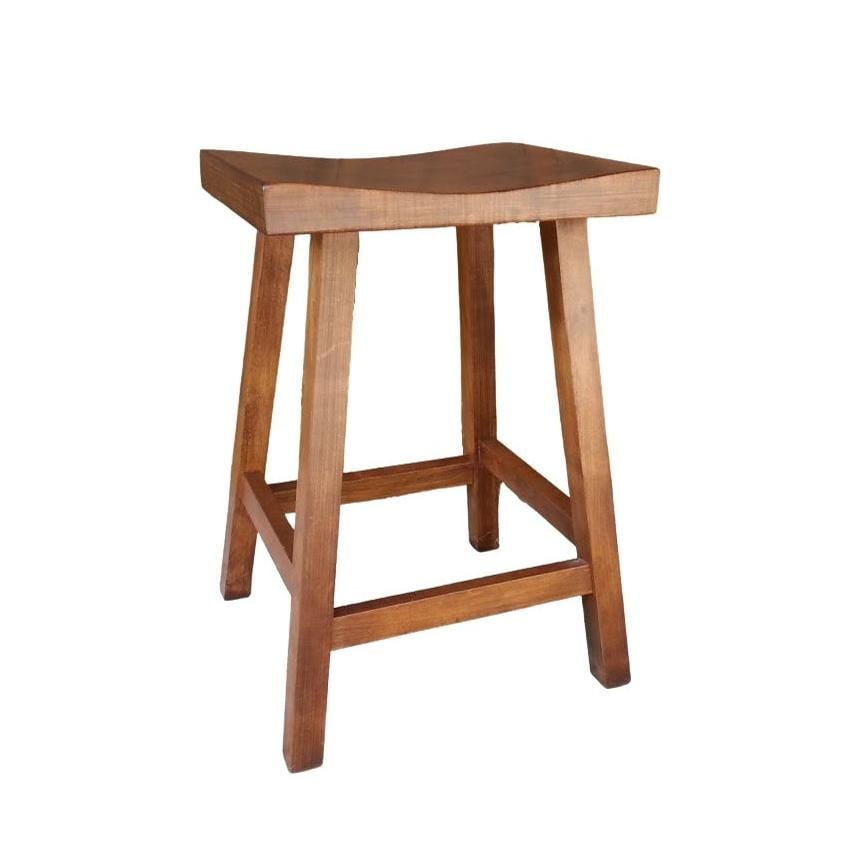 Rustic Saddle Stool – Rustic to Refined