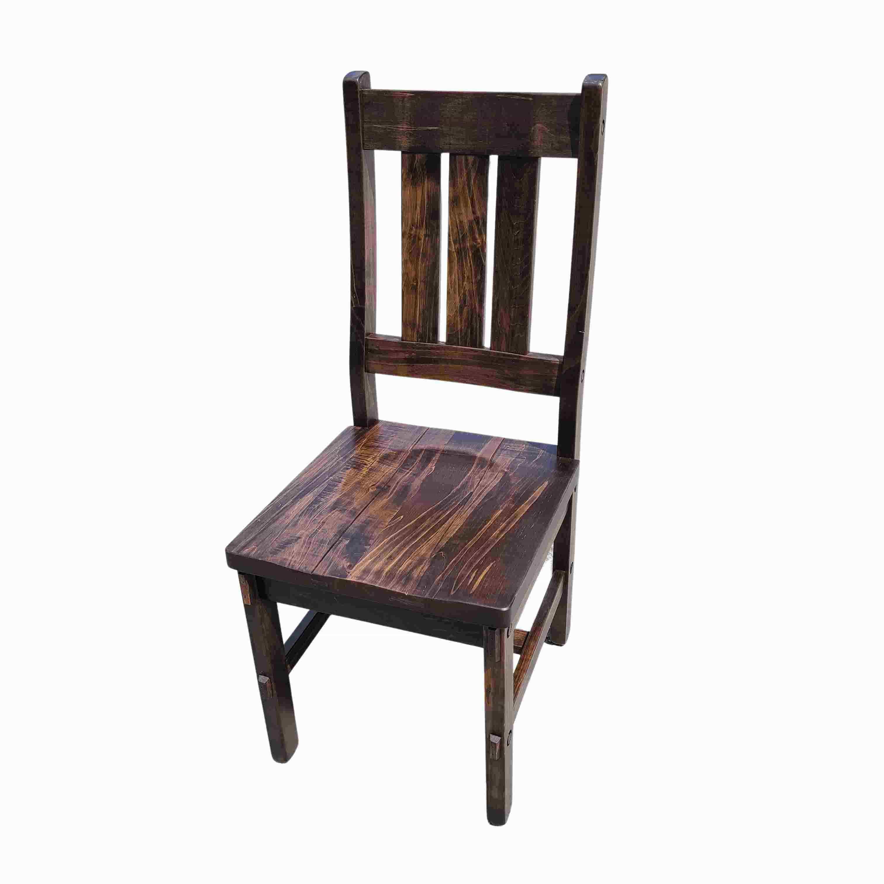 Timber Slat Back Chair – Rustic to Refined